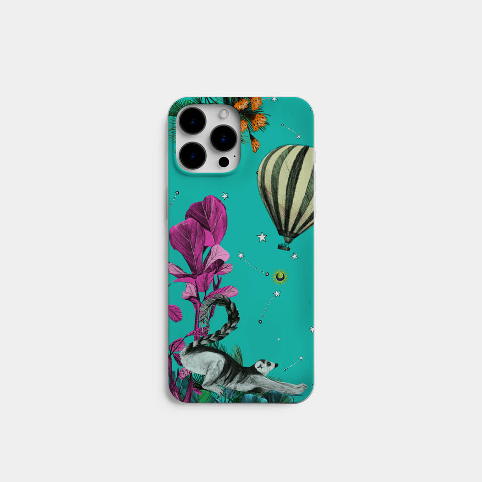 Wonderland Yeşil Rakun Telefon Kılıfı – Vitelli Design Studio